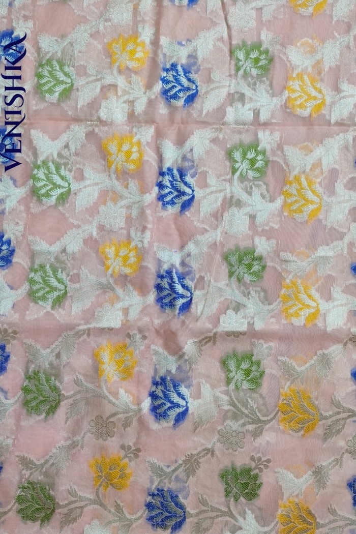 Get ready to turn heads with the Handloom Semi Georgette Fancy Saree ...