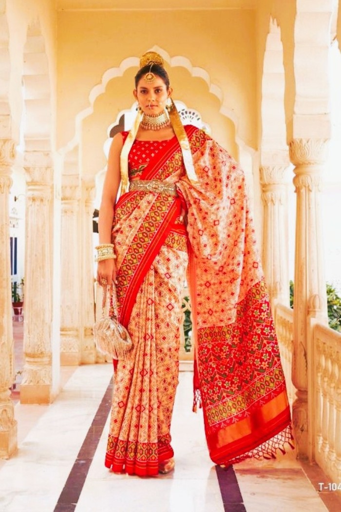 Tussar Silk Saree in Light Pink - Shop at venishka.com