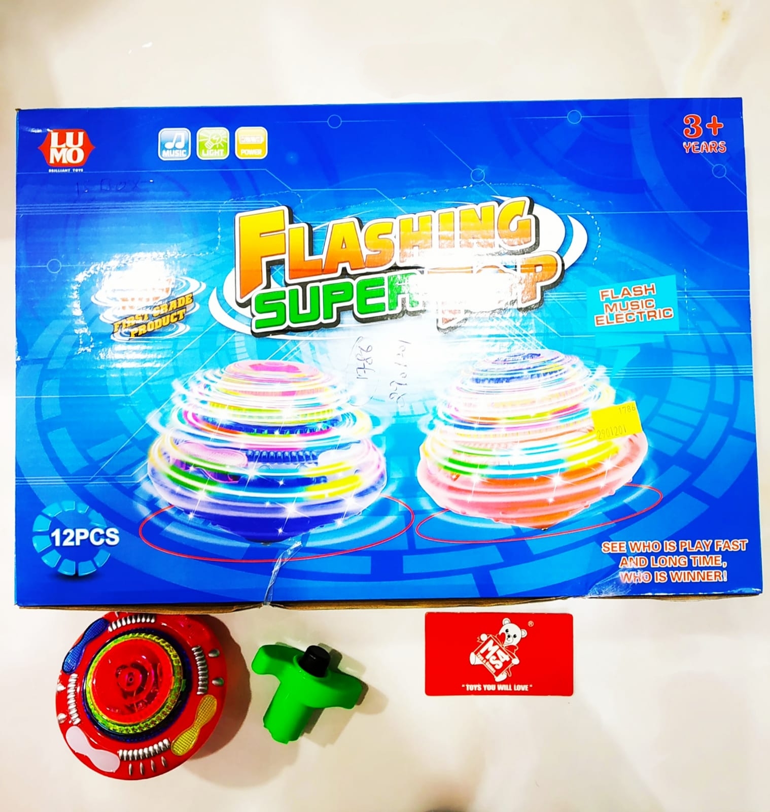 Flashing top for kids