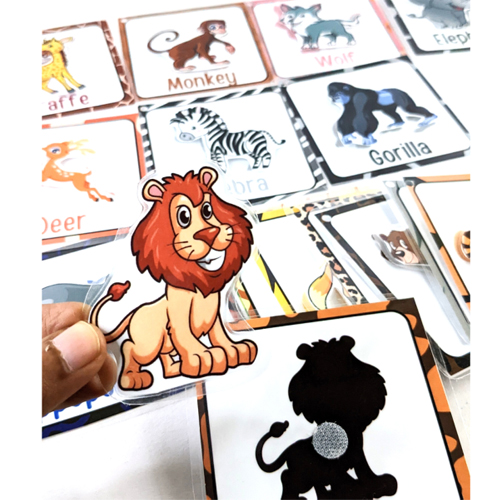 Playkid wild animals activity flashcards