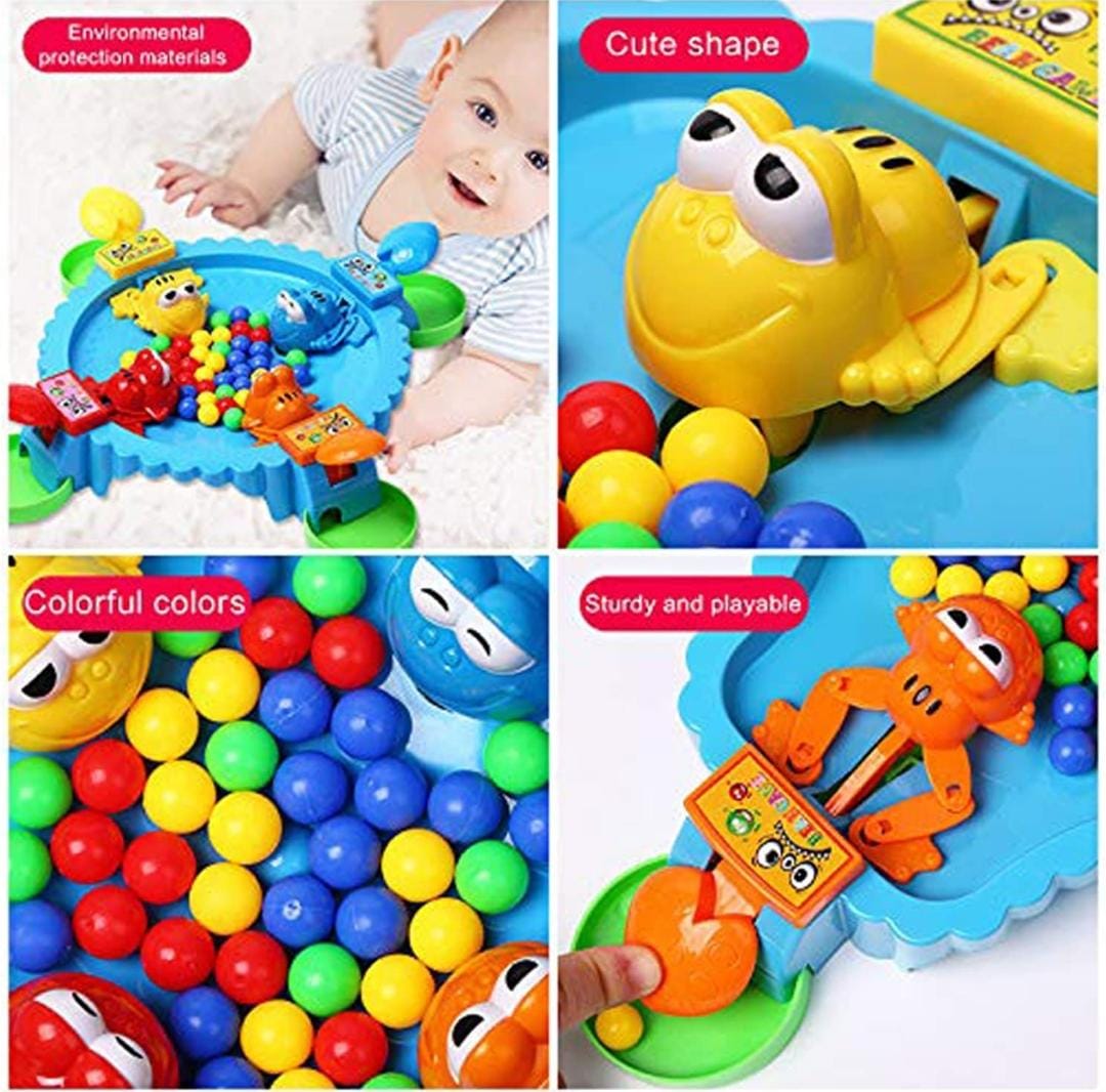 Hungry frog game for kids 4 players