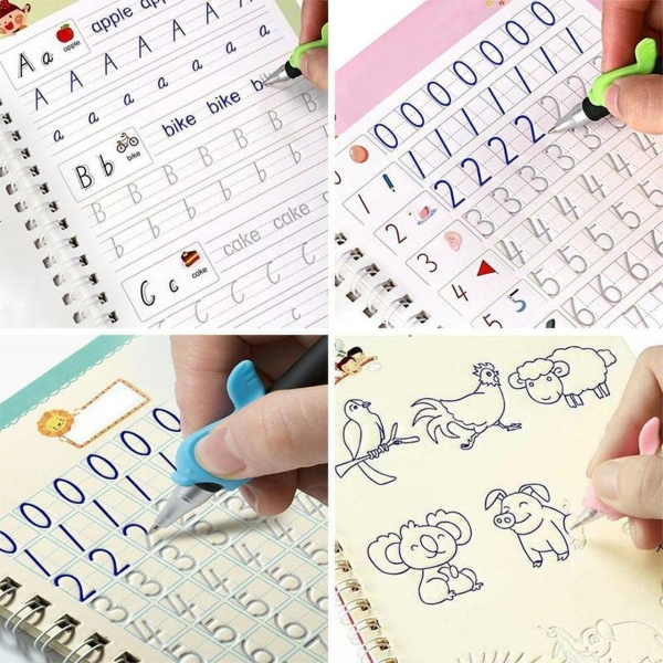 Sank Magic Practice Copybook, Number Tracing Book For Preschoolers With ...