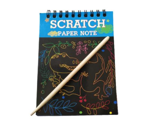Color scratch books for kids