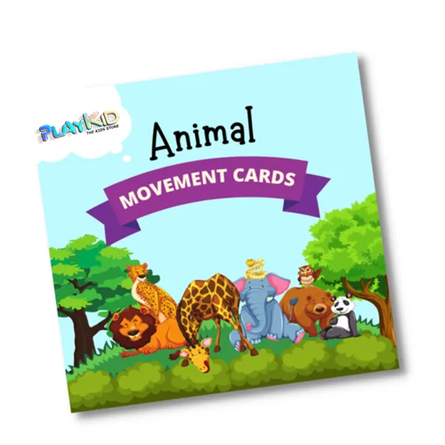 Playkid animal movement card