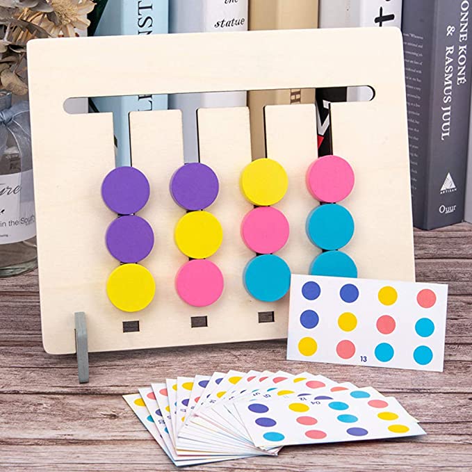 Four color logic game